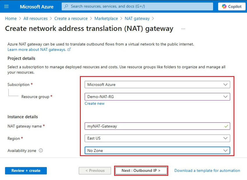 How To Configure Azure Nat Gateway